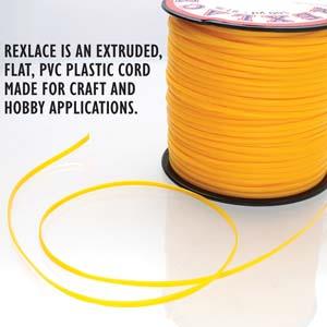 Rexlace Plastic Lacing Golden Rod 100yd Spool – Beads N Crystals
